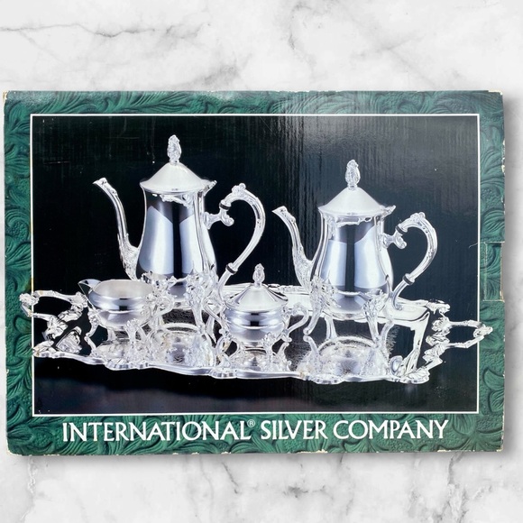 International Silver Company | Kitchen | 5piece Coffee Tea Set | Poshmark